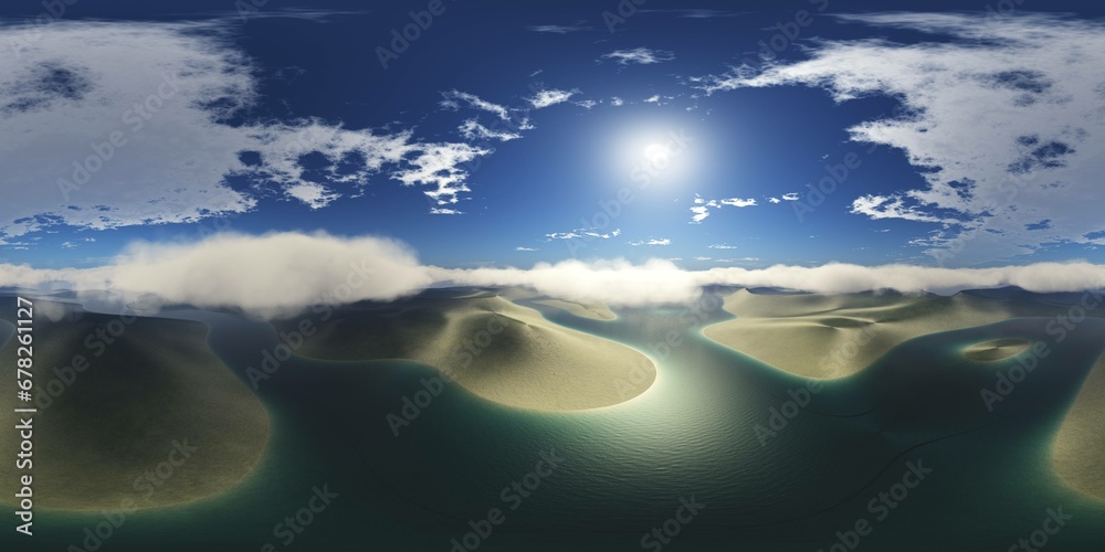environment map ,HDRI High resolution map. Round panorama, spherical ...