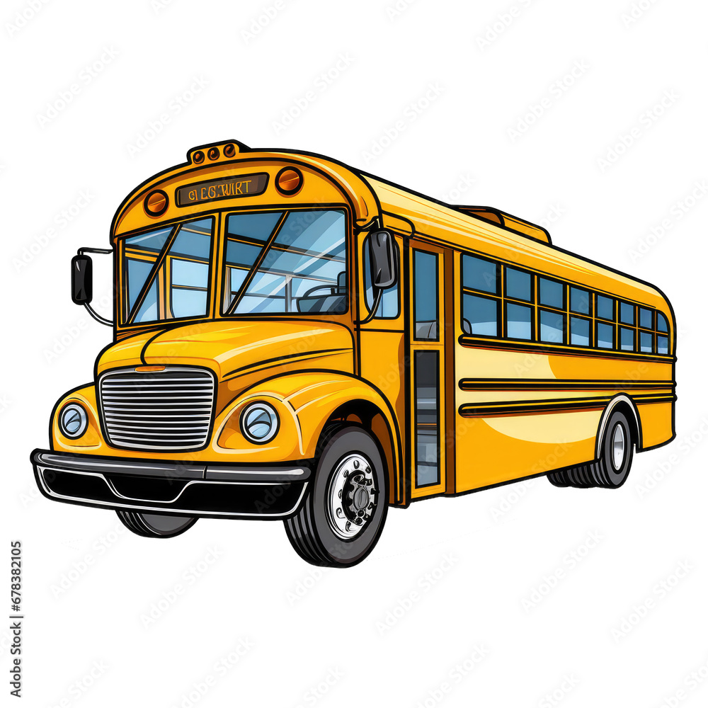 yellow school bus . Clipart PNG image . Transparent background ...