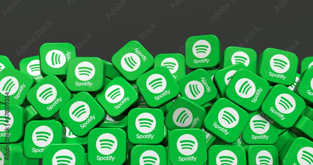 spotify, Social Media Logos Visual Presentation - Background Design ...
