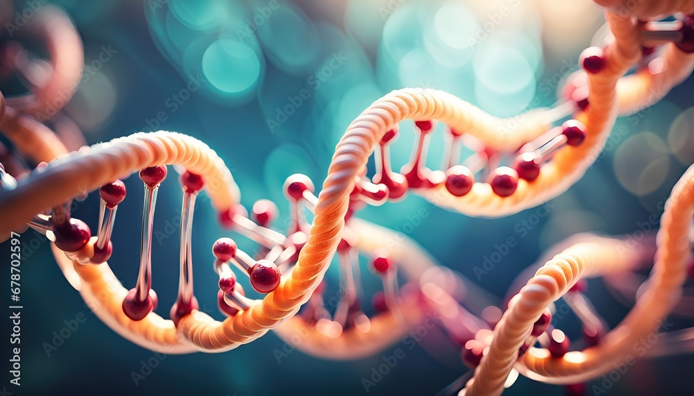 Protein structure or macromolecules consisting of a chain of amino acid ...