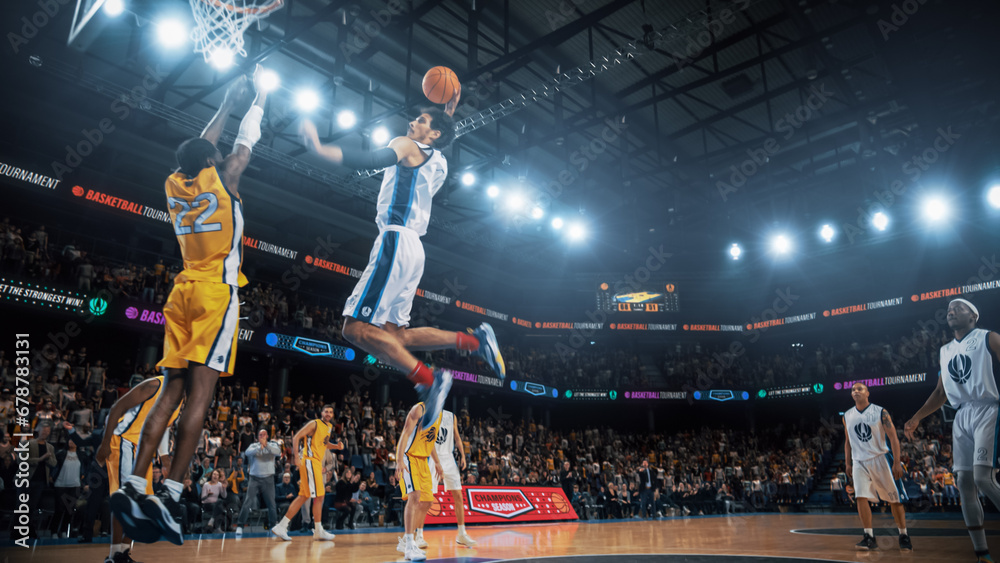 Basketball Championship Highlights on Live Television News Channel ...