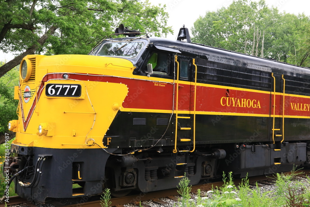 Cuyahoga Valley Scenic Railroad. The scenic train rides along the ...