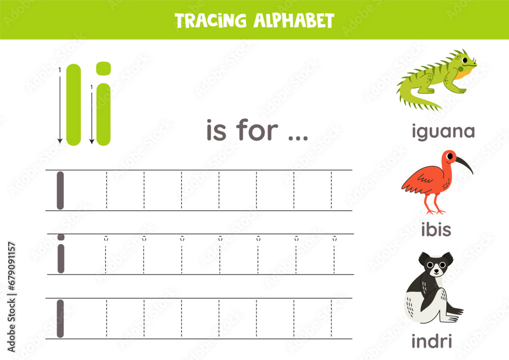 Tracing all letters of English alphabet. Preschool activity for kids ...
