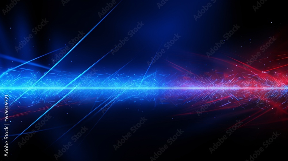 Stock-Foto „Particle motion effect vectorRed blue special effect, speed ...