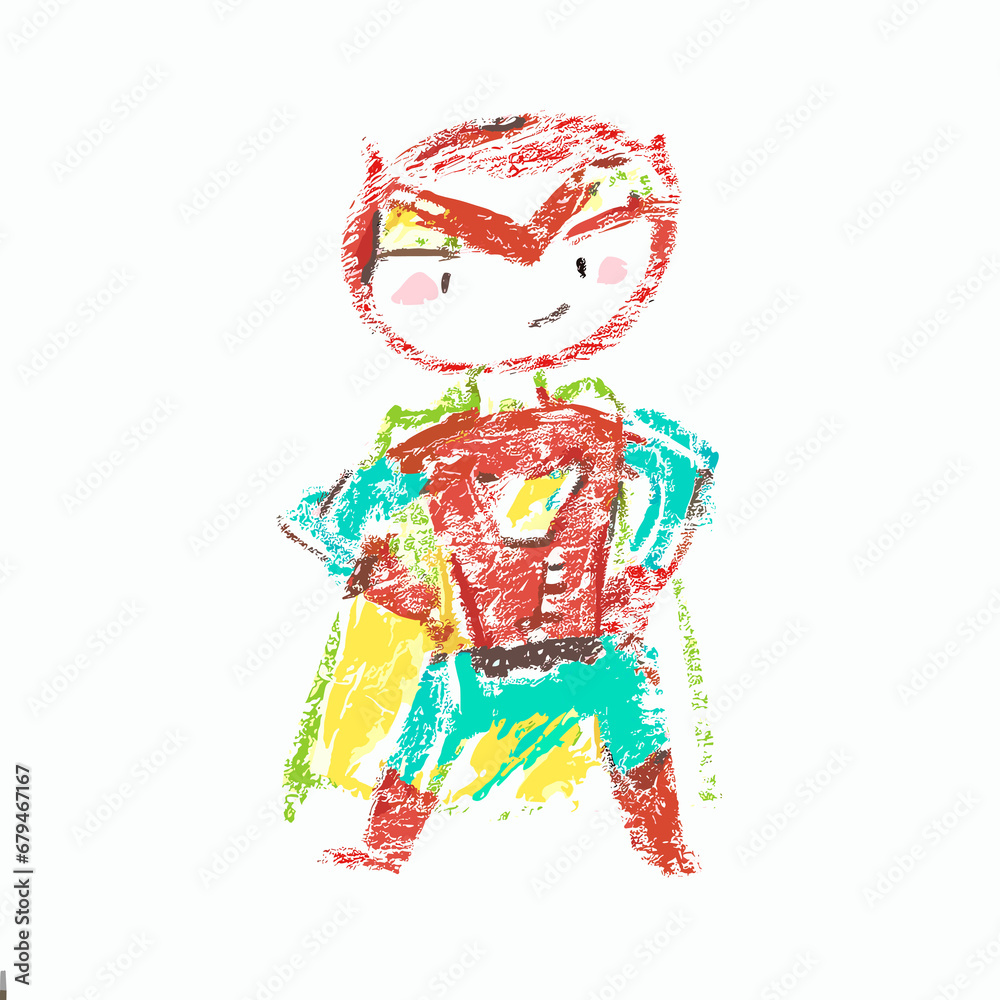 Doodle Dynamic Solo: Crayon-Styled Adventures as a Child Embrace their ...