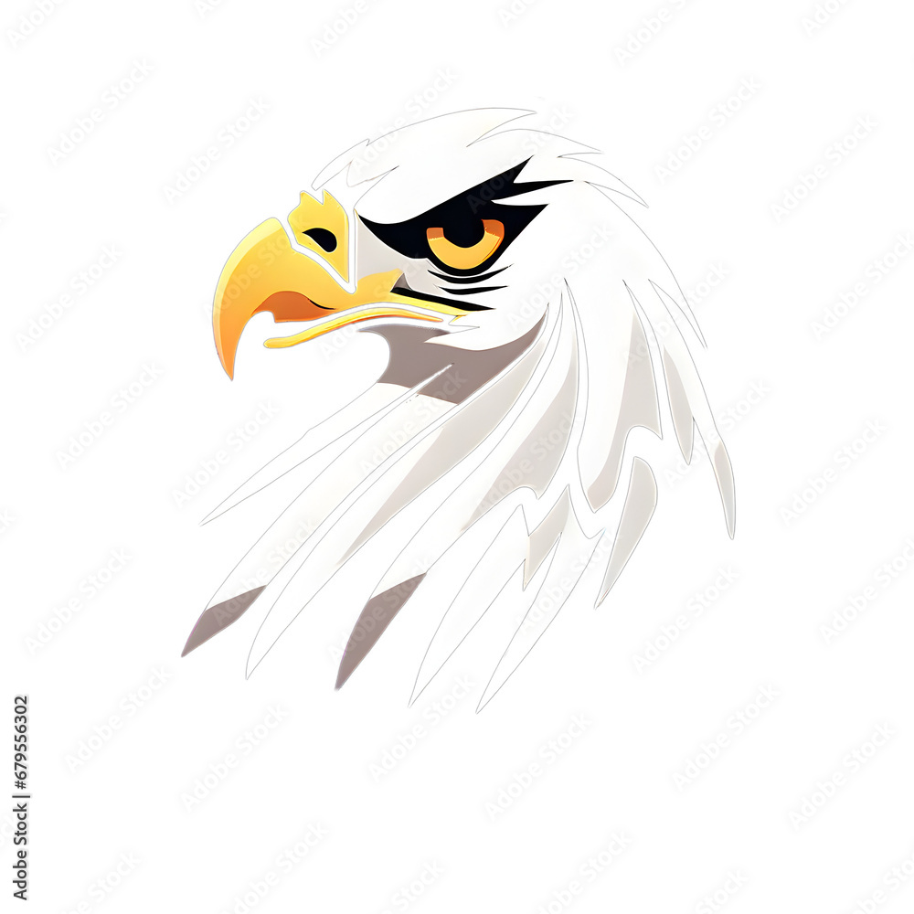 eagle head isolated on transparent background , PNG file , eagle ...