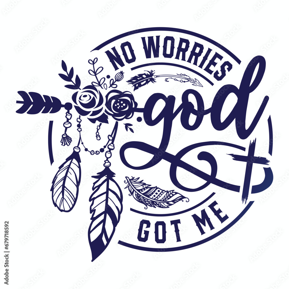 No worries God got me svg, prayer svg, Faith svg, Pray svg, Christian ...