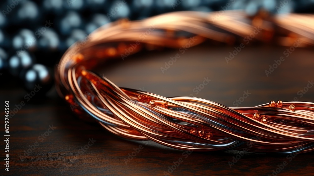 Different Sizes Springs On Copper Background, HD, Background Wallpaper ...