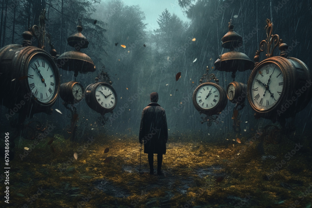 Time. An irreversible current flowing in only one direction, from past ...