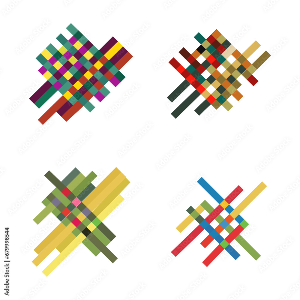 Cultural Comfort: Vector Showcase of Filipino Handwoven Pinoy Banig Mat ...