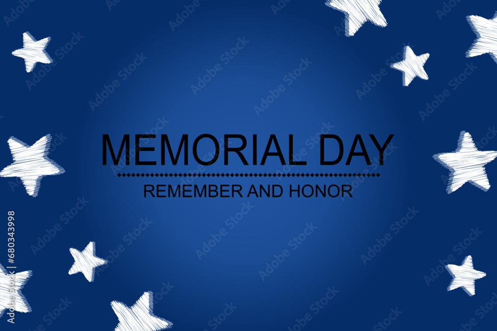 Flag of America USA background frame banner border for memorial ...
