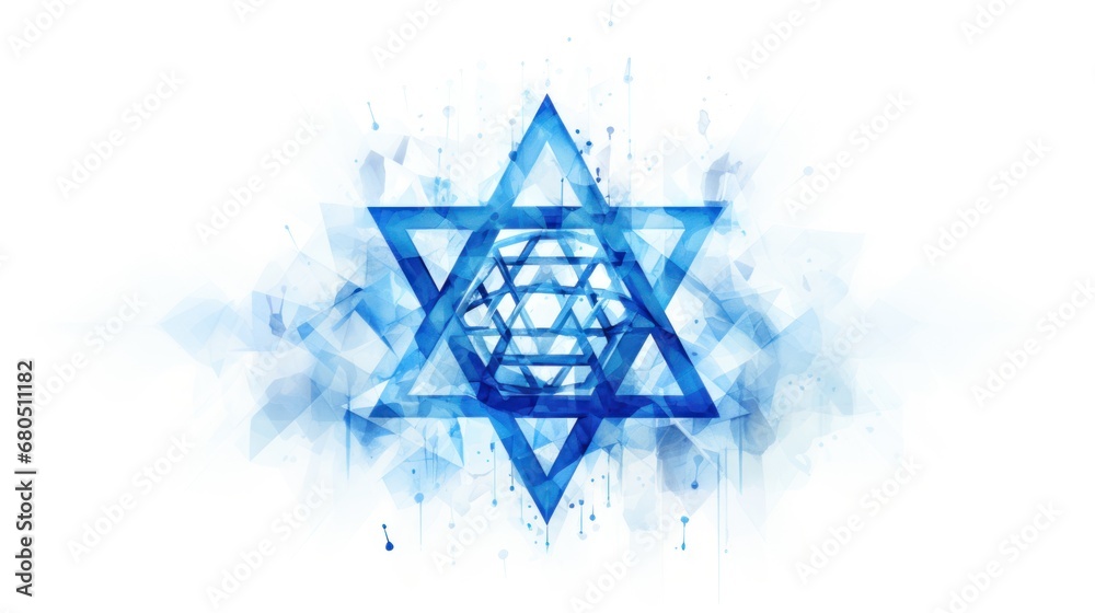 Star of David, Israeli and Jewish symbol Stock Illustration | Adobe Stock