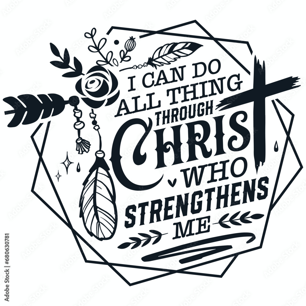 I can do all things through Christ who strengthens me svg, prayer svg ...