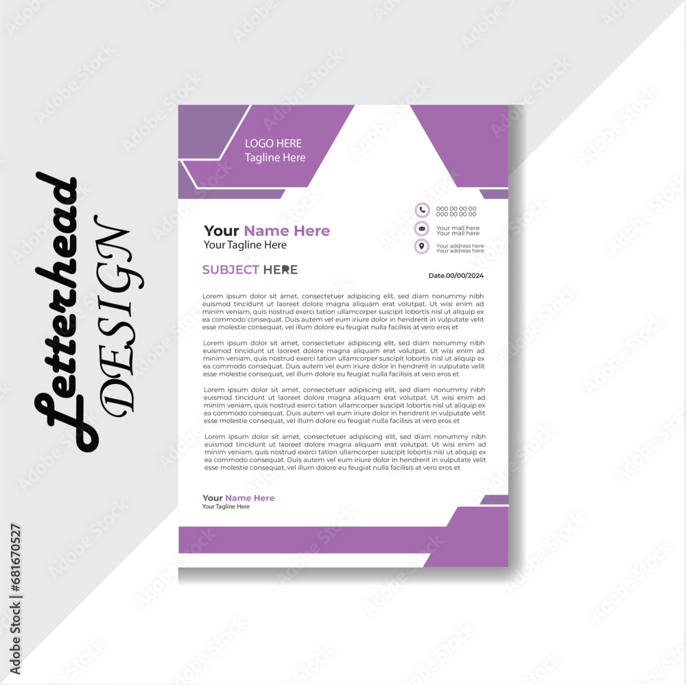 Professional vector corporate identity template, Business creative ...