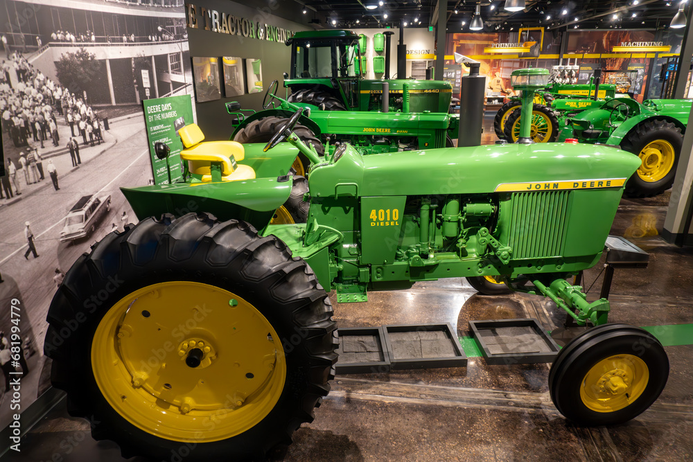 John Deere Tractor and Engine Museum in Waterloo, Iowa. John Deere ...
