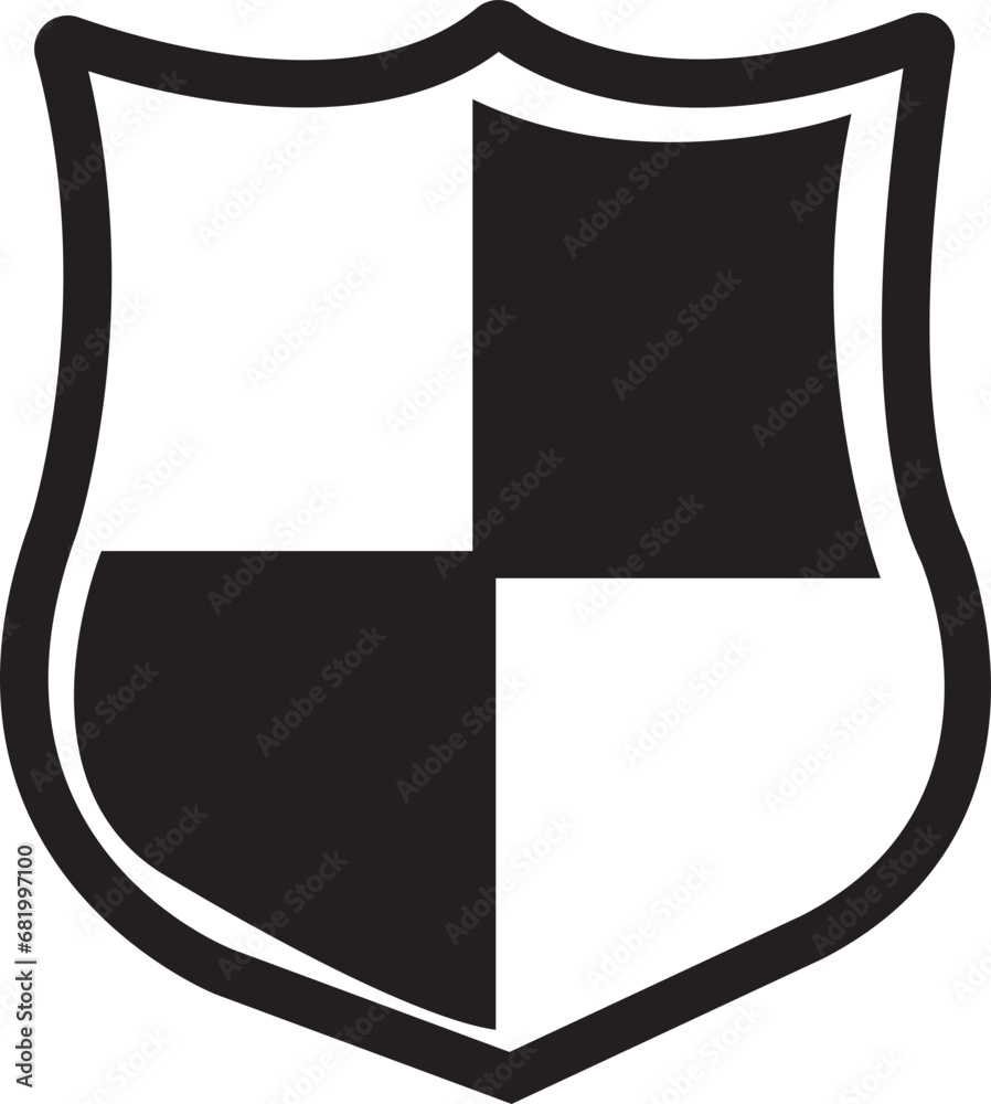 Protect shield icon. Security guard symbol template for graphic and web ...