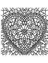Valentine's Day, Mandala, Png Free Stock Photo - Public Domain Pictures