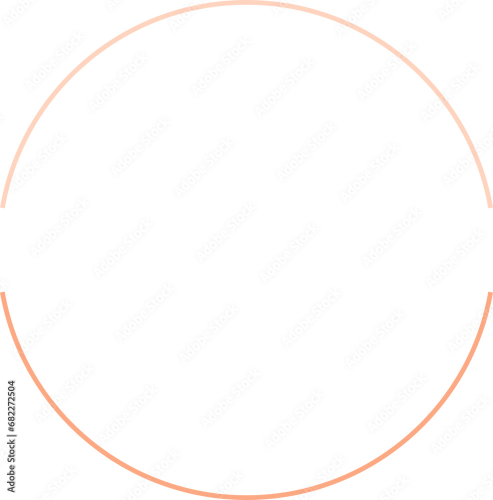 Simple Circle Logo Frame Border Illustration Stock Vector | Adobe Stock