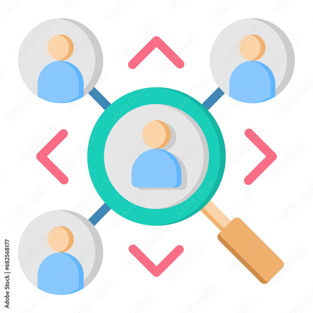 Stakeholder Identification Icon Stock Vector | Adobe Stock