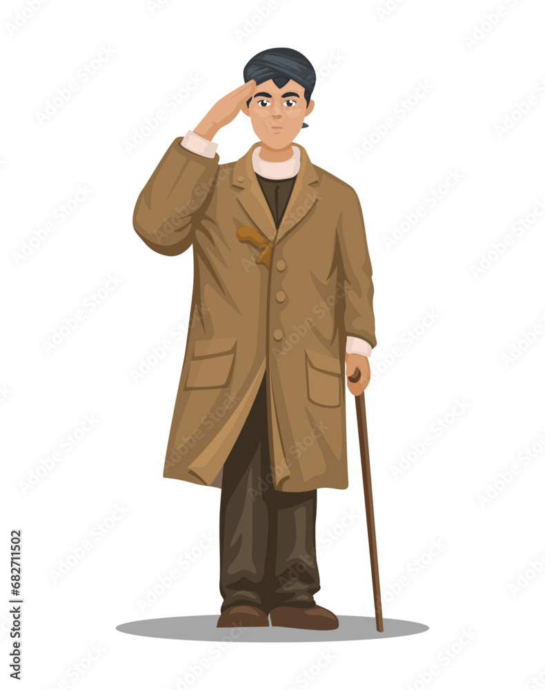 General Sudirman Commander Of The First Indonesian National Army Figure ...