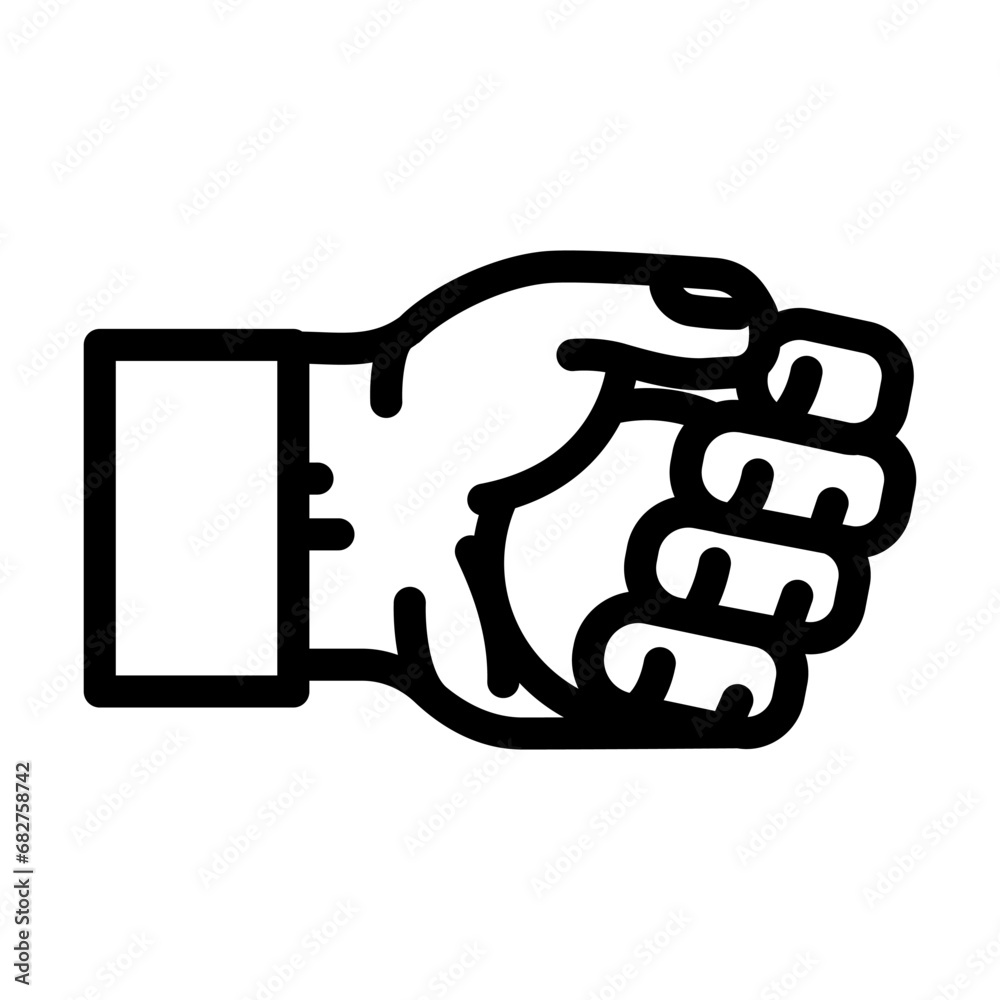 stress ball fidget toy line icon vector. stress ball fidget toy sign ...