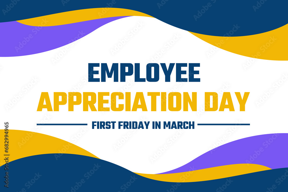 Employee appreciation day wallpaper with border traditional style ...