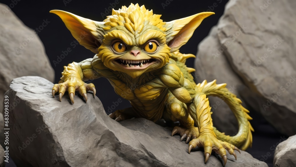 A gremlin is a tiny imaginary evil spirit that people say is the cause ...