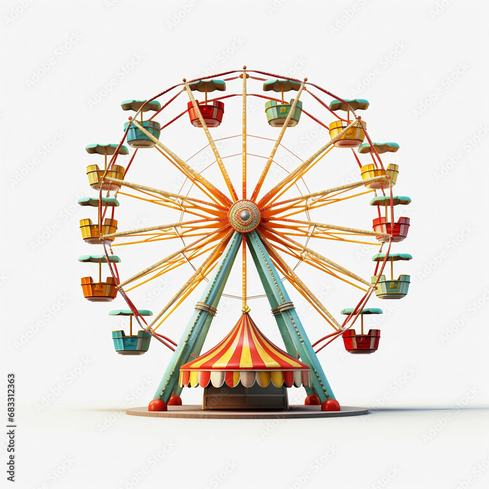 Colorful, Entertainment, Childhood, Joy, Happy, Fantasy, Carousel, Ride ...