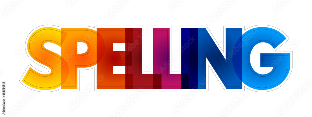 Spelling - set of conventions that regulate the way of using graphemes ...