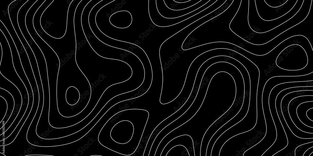 Image vectorielle Stock Topographic map background concept. Transparent ...
