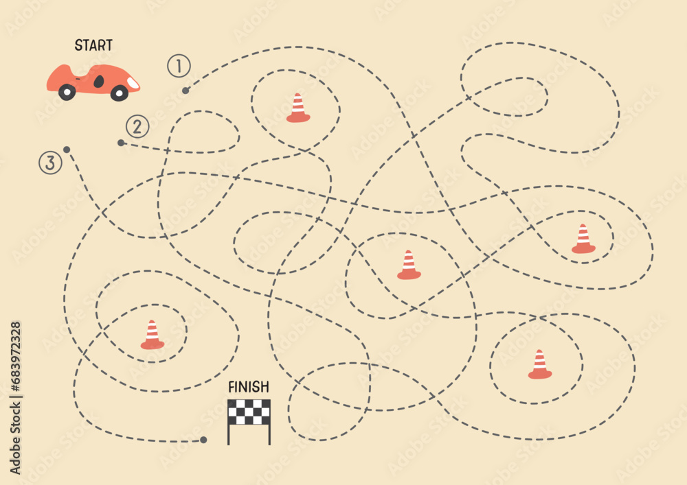 Labyrinth, Maze game for children. Logical puzzle for kids. Quest to ...