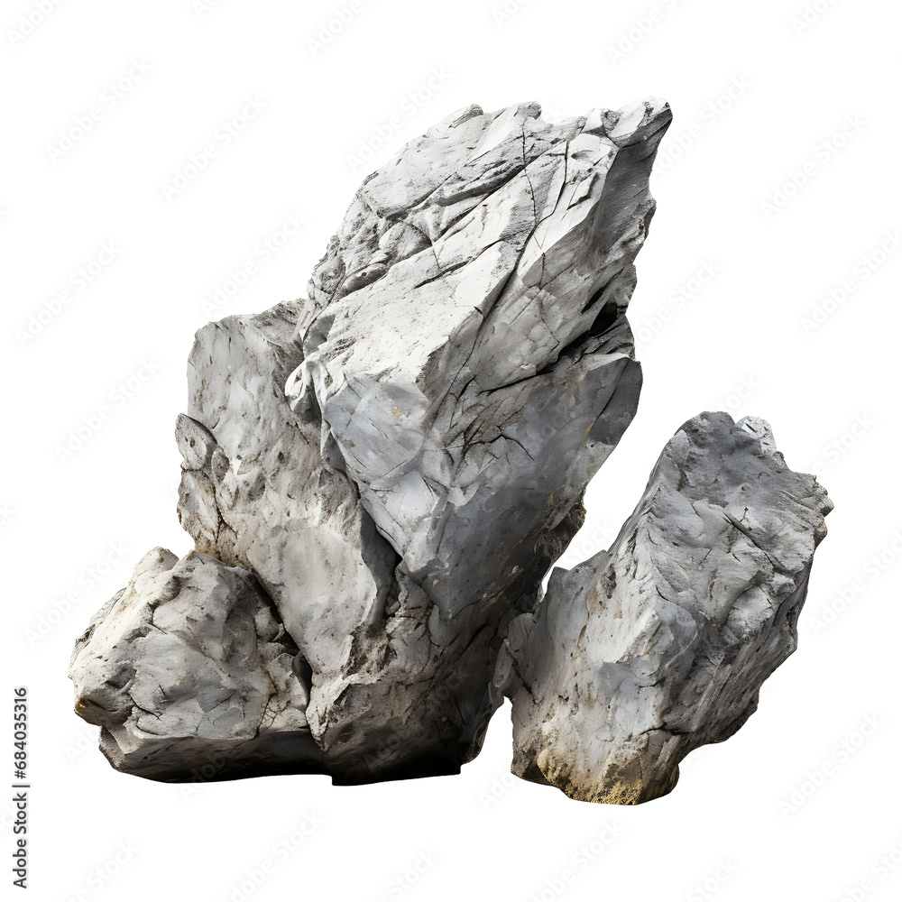 Pile of rocks isolated on transparent background cutout, PNG file ...