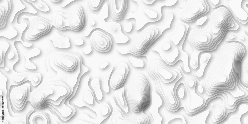 Image vectorielle Stock Topographic map in contour line Geography ...