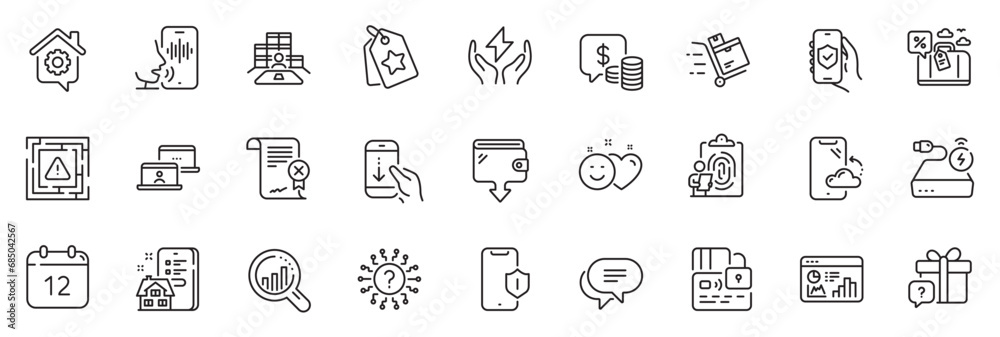 Icons pack as Inventory, Scroll down and Coins line icons for app ...