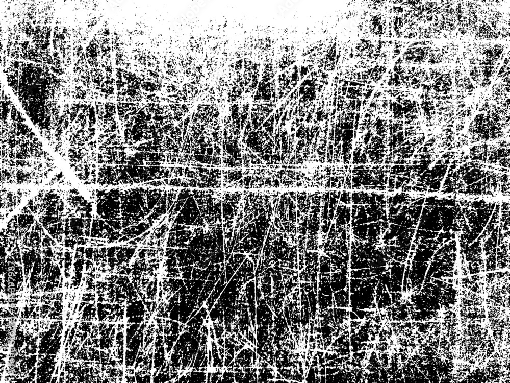 Vector grunge texture of old scratched board. Using the effect of ...