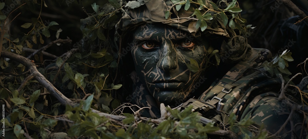 Military Camouflage Mastery - Soldiers Blending Seamlessly, Soldiers ...