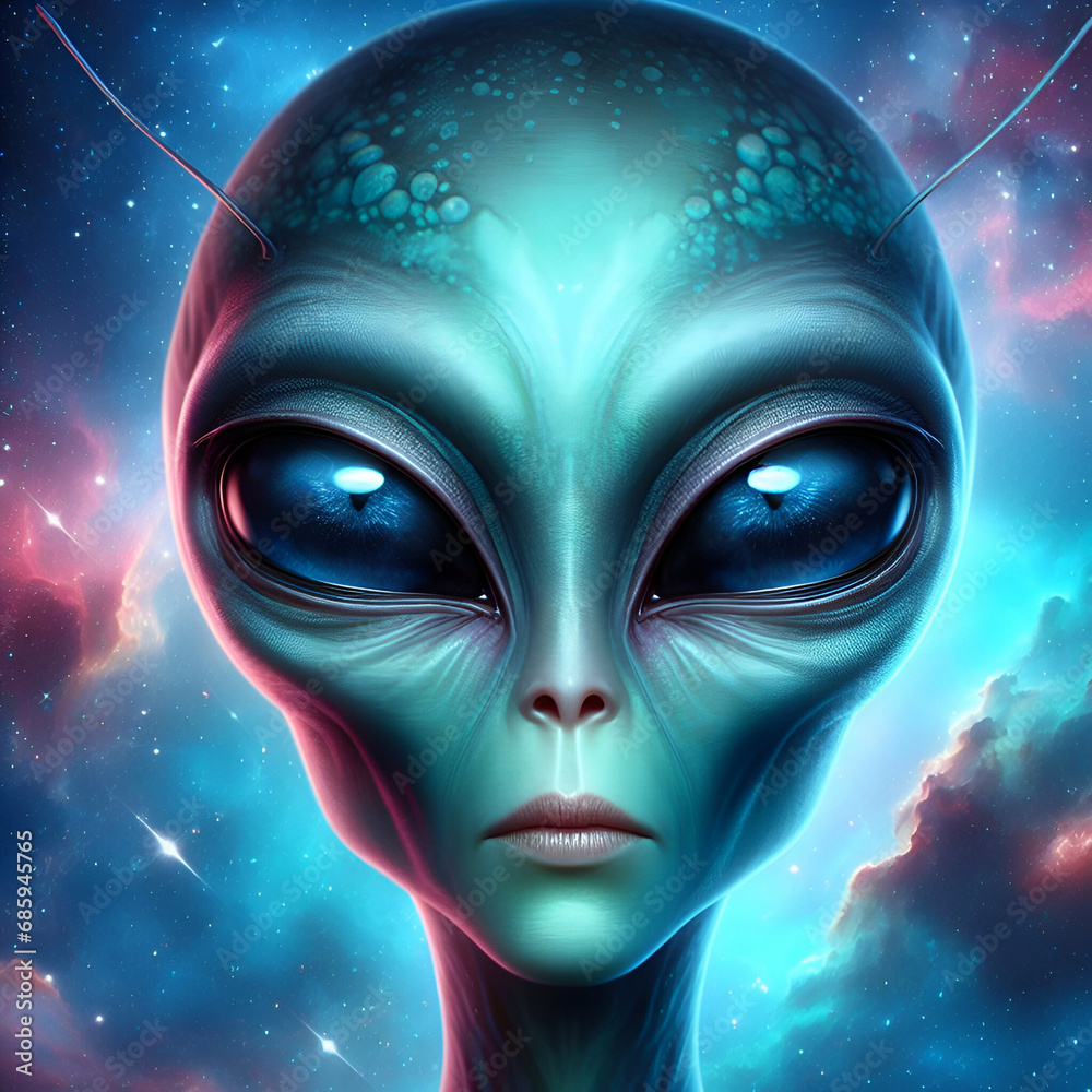 Close-up Eyes, Lips, and Nose Portrait Creepy Scary Smooth Skin ...