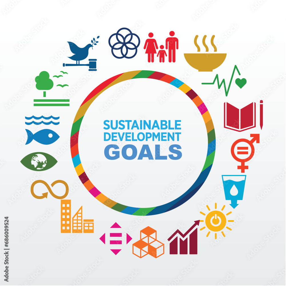 Sustainable Development Goals (SDGs) Stock Vector | Adobe Stock