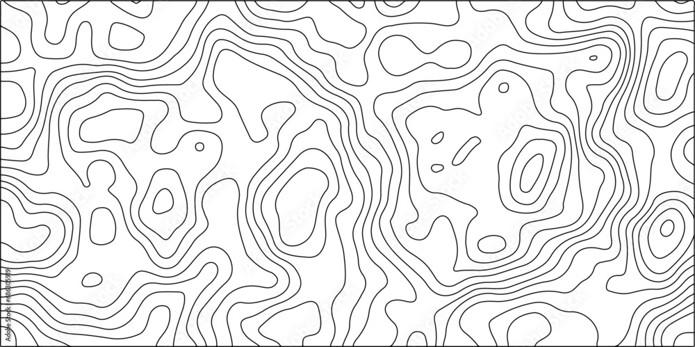 Topographic map background with geographic line map with elevation ...
