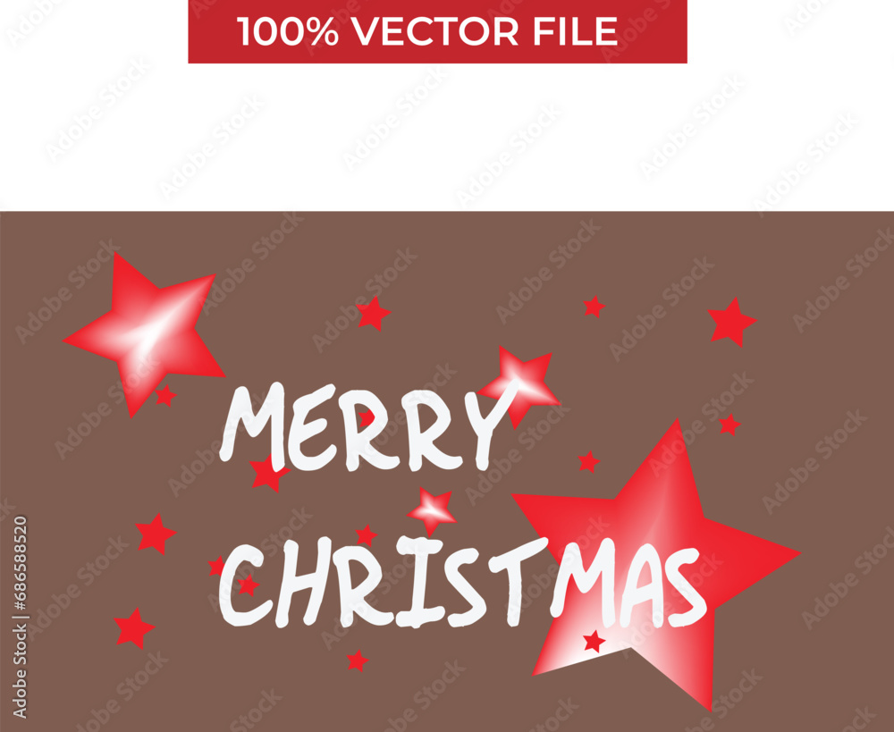 เวกเตอร์ Stock 2023 Holiday Merry Christmas Banner Design , vector ...