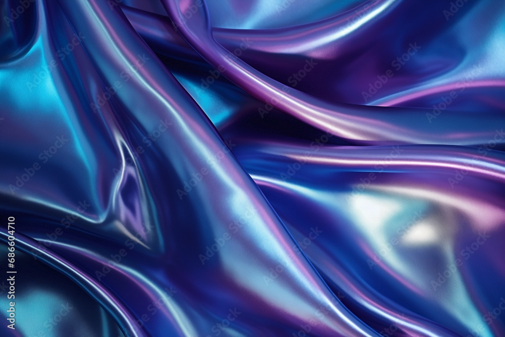 Holographic iridescent foil texture. Navy blue, violet and bottle green ...