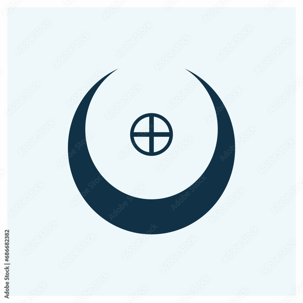 Stockvektorbilden Kamon Symbols of Japan. Japanesse clan kamon crest ...