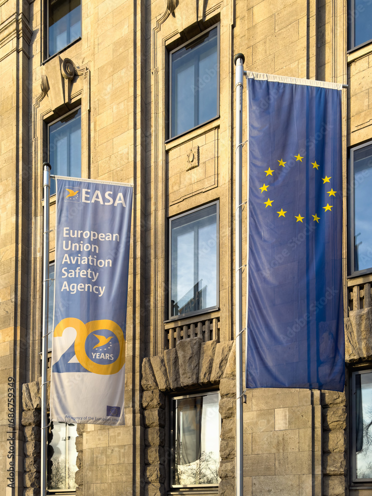 COLOGNE, NORTH RHINE-WESTPHALIA, GERMANY - NOVEMBER 16, 2023: European ...