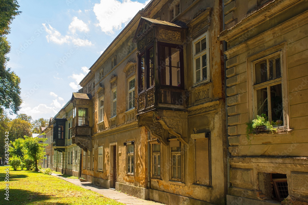 Historic residential buildings on Franjo Trudan Promenade, also called ...