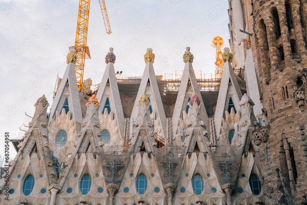 Cathedral of La Sagrada Familia. It is designed by architect Antonio ...