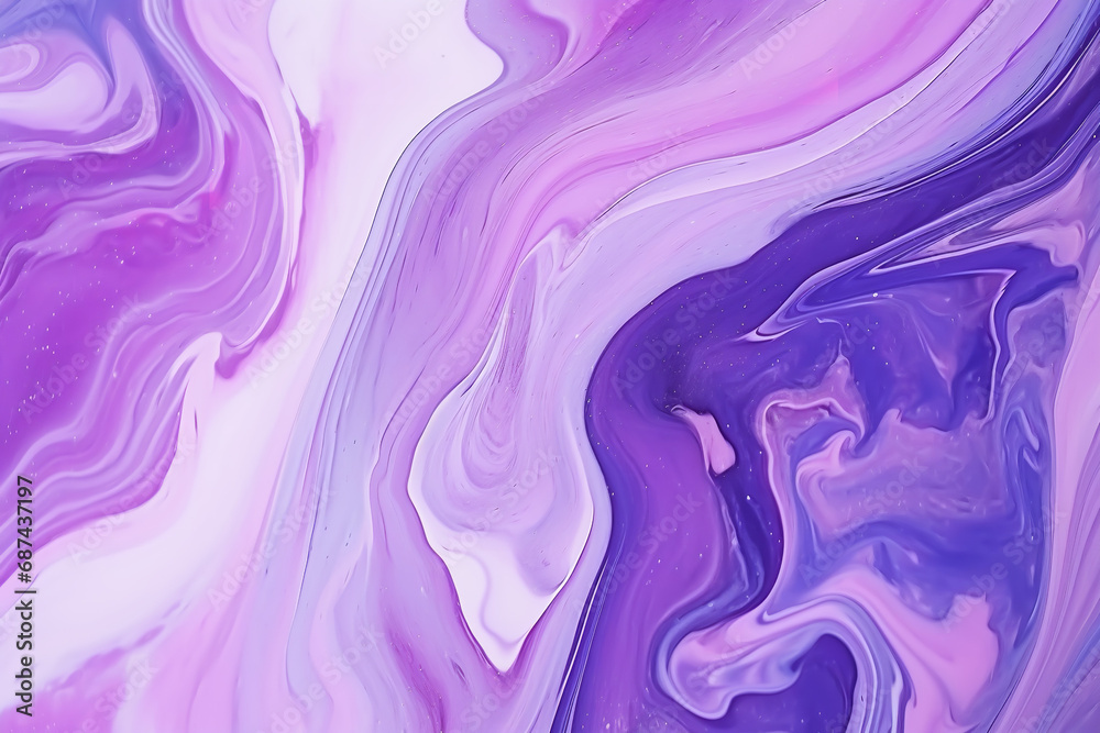 Liquid purple marbling paint texture background fluid painting abstract ...