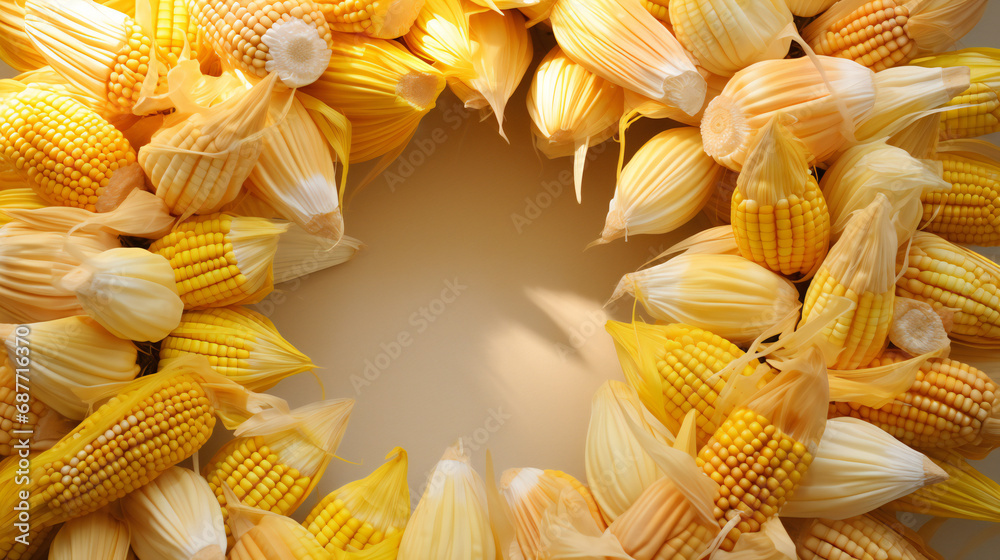 corn on the cob "Golden Harvest: Corn on the Cob Delight," "Summer ...
