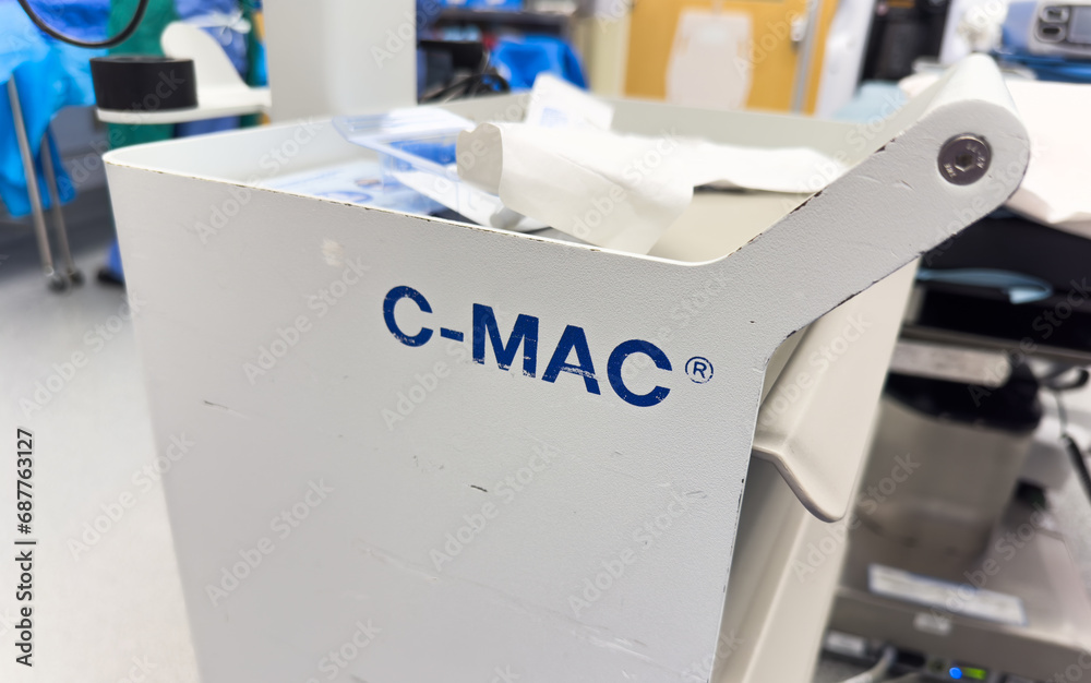 Chicago, IL, USA, December 3, 2023, hospital airway equipment ...