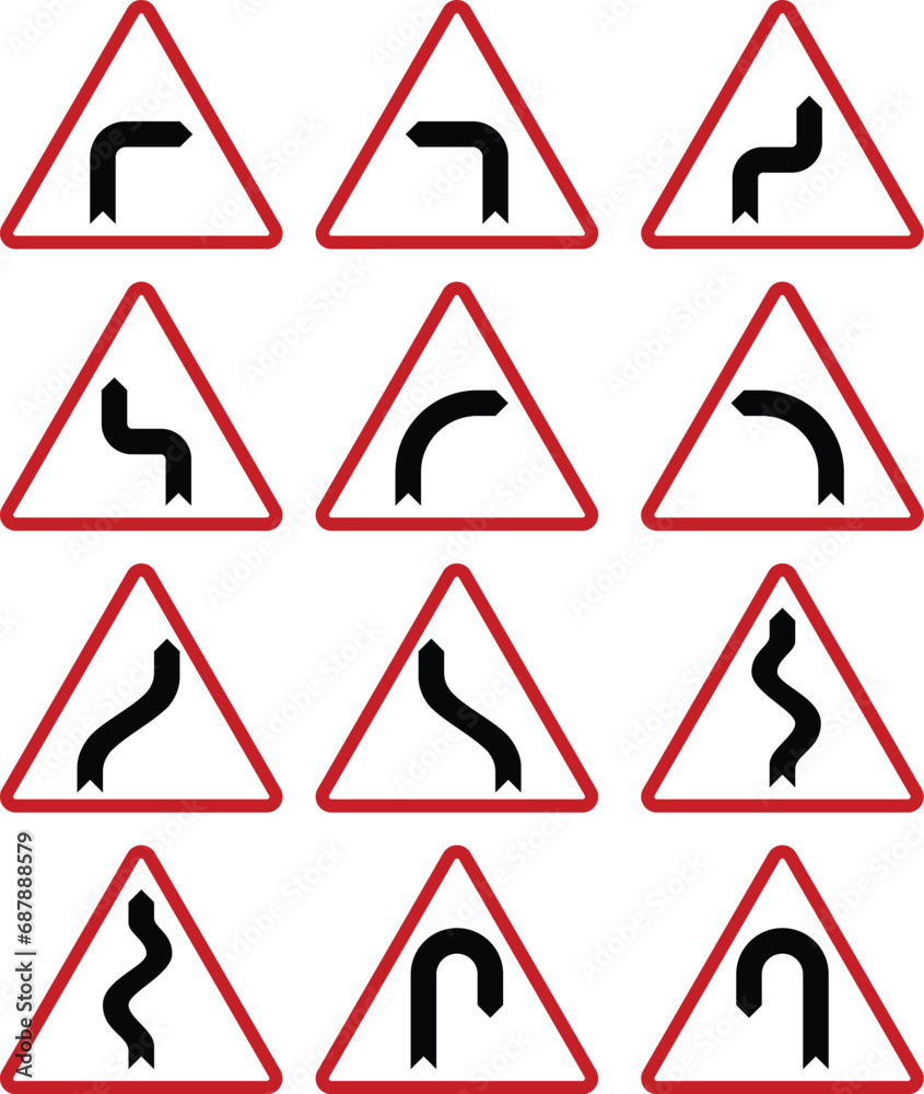 Horizontal alignment signs, Road signs in the Philippines, Regulatory ...