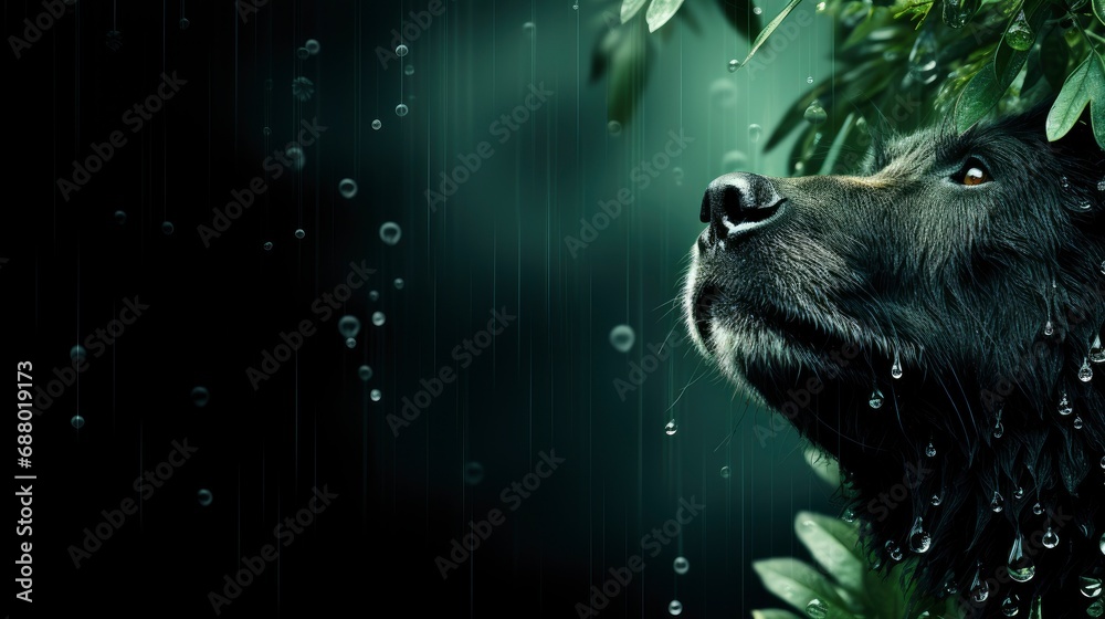 Black Bear Forest, HD, Background Wallpaper, Desktop Wallpaper Stock ...